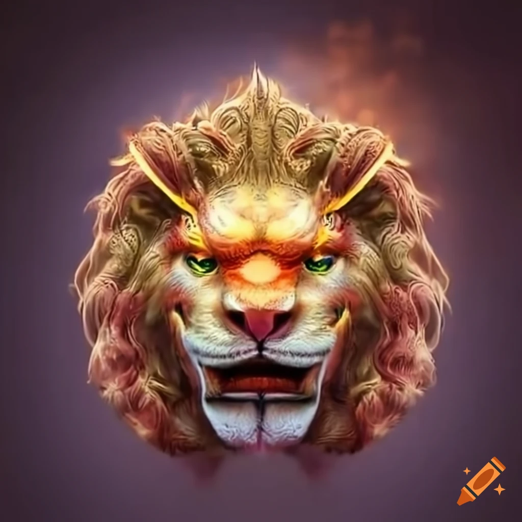 Chinese zodiac lion sign on Craiyon