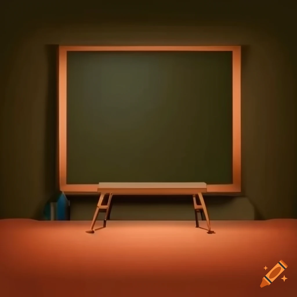 Simple classroom background on Craiyon