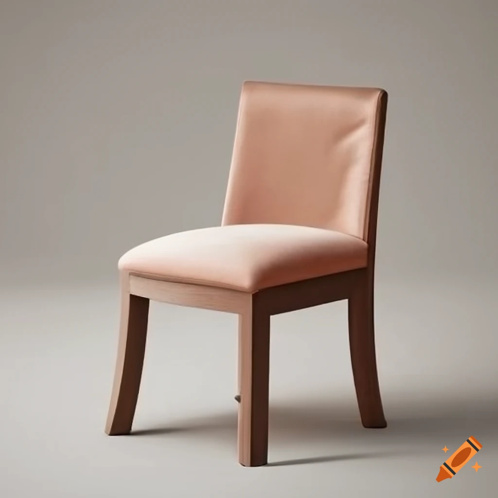 Basic dining chair with padding on Craiyon