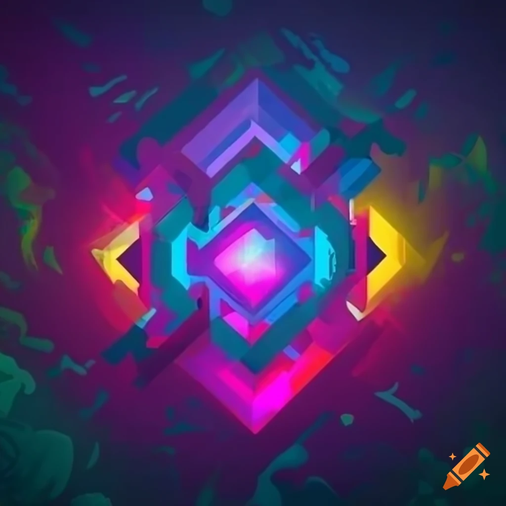 Vibrant logo design for the imaginary game title asteris on Craiyon