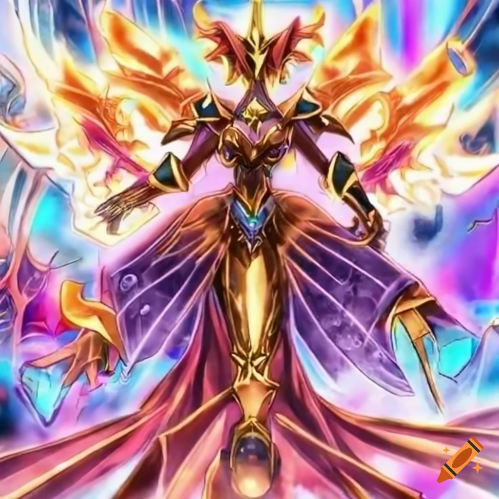D/D/D Flame Queen Elizabeth detailed in Yugioh card style on Craiyon