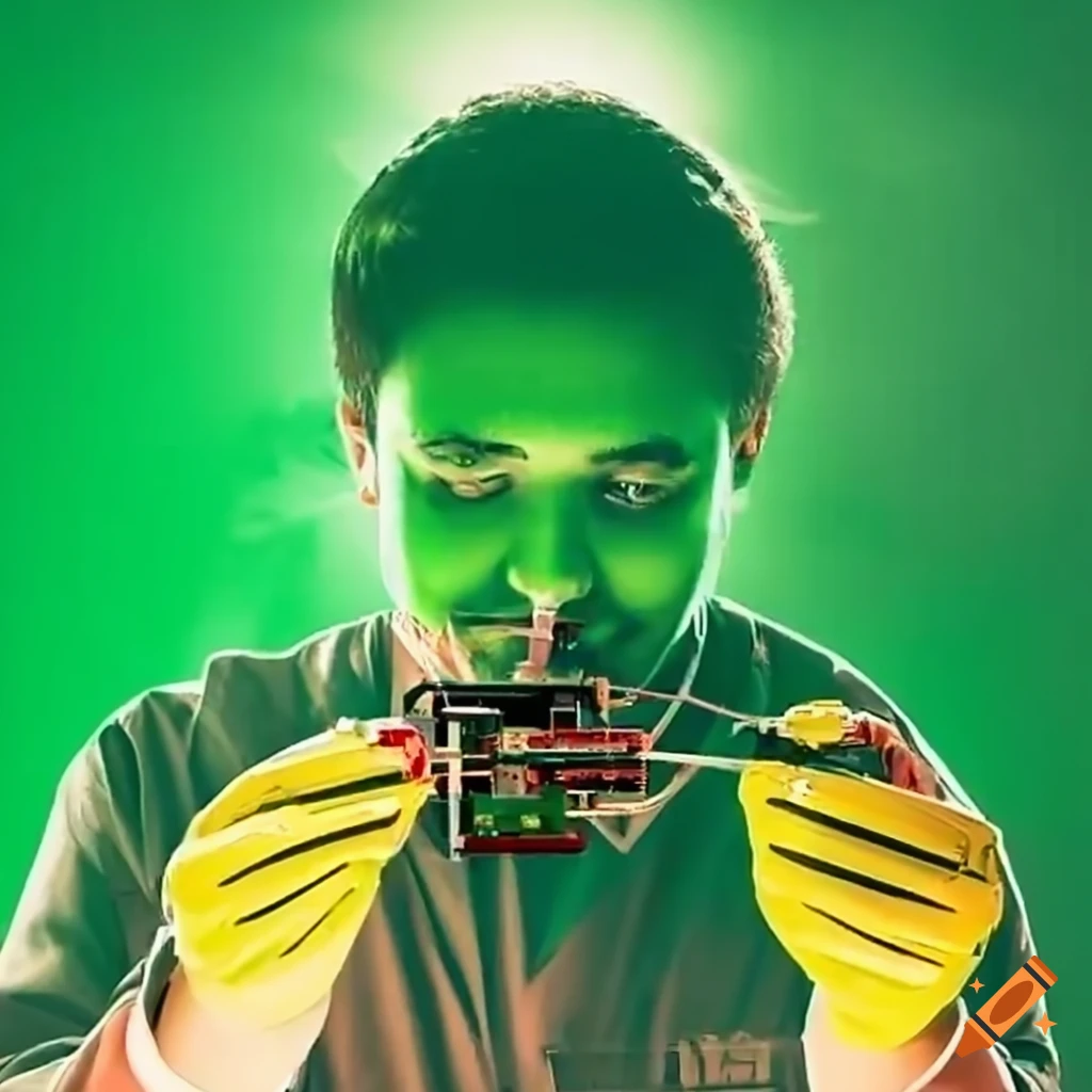 Utah valley university student studying electrical engineering in a ...