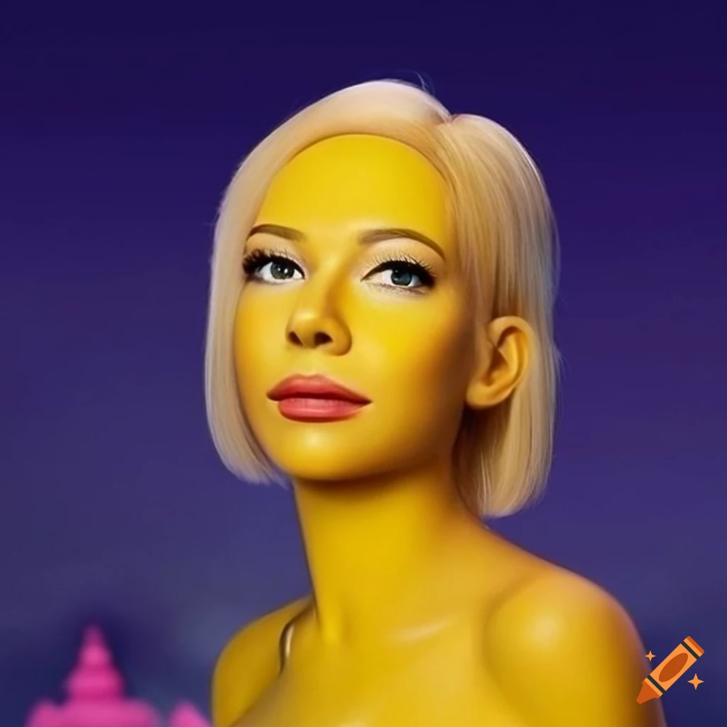 Portrait of Lisa Simpson in super-detailed 8K resolution on Craiyon