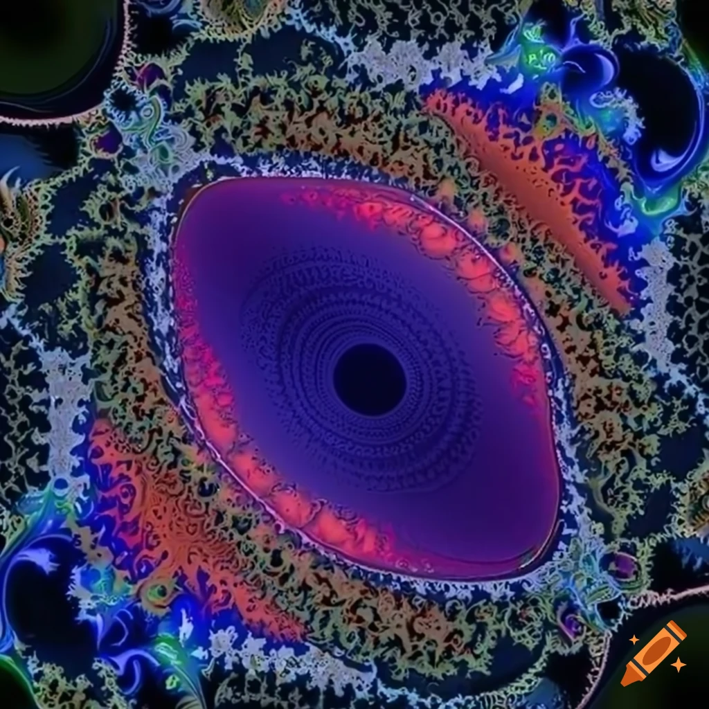 Detailed mandelbrot fractal zoom image on Craiyon