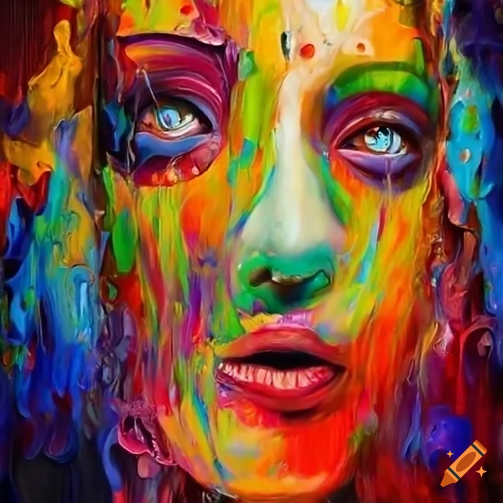 Abstract and surreal artwork on Craiyon