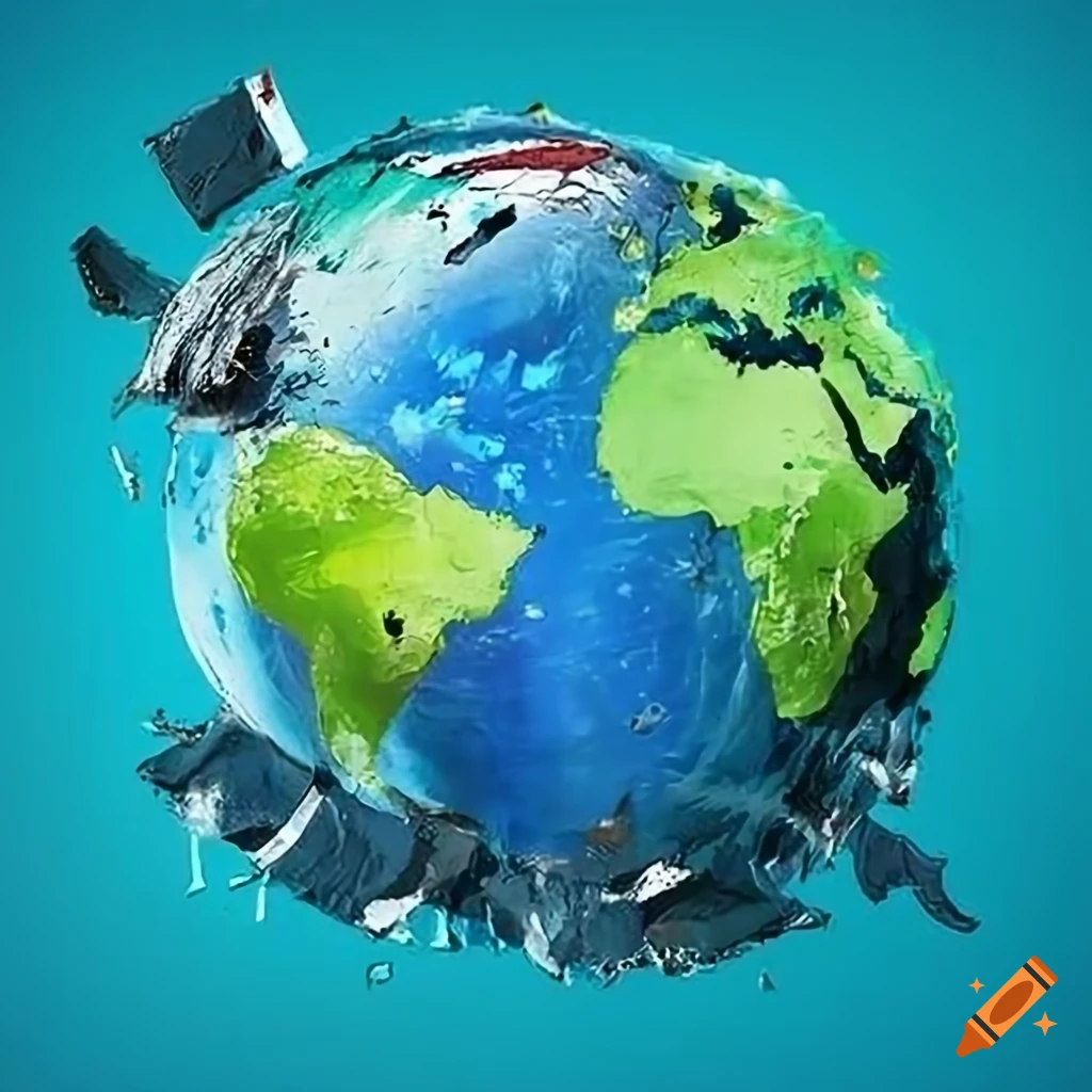 Emotional climate change advocacy poster on Craiyon