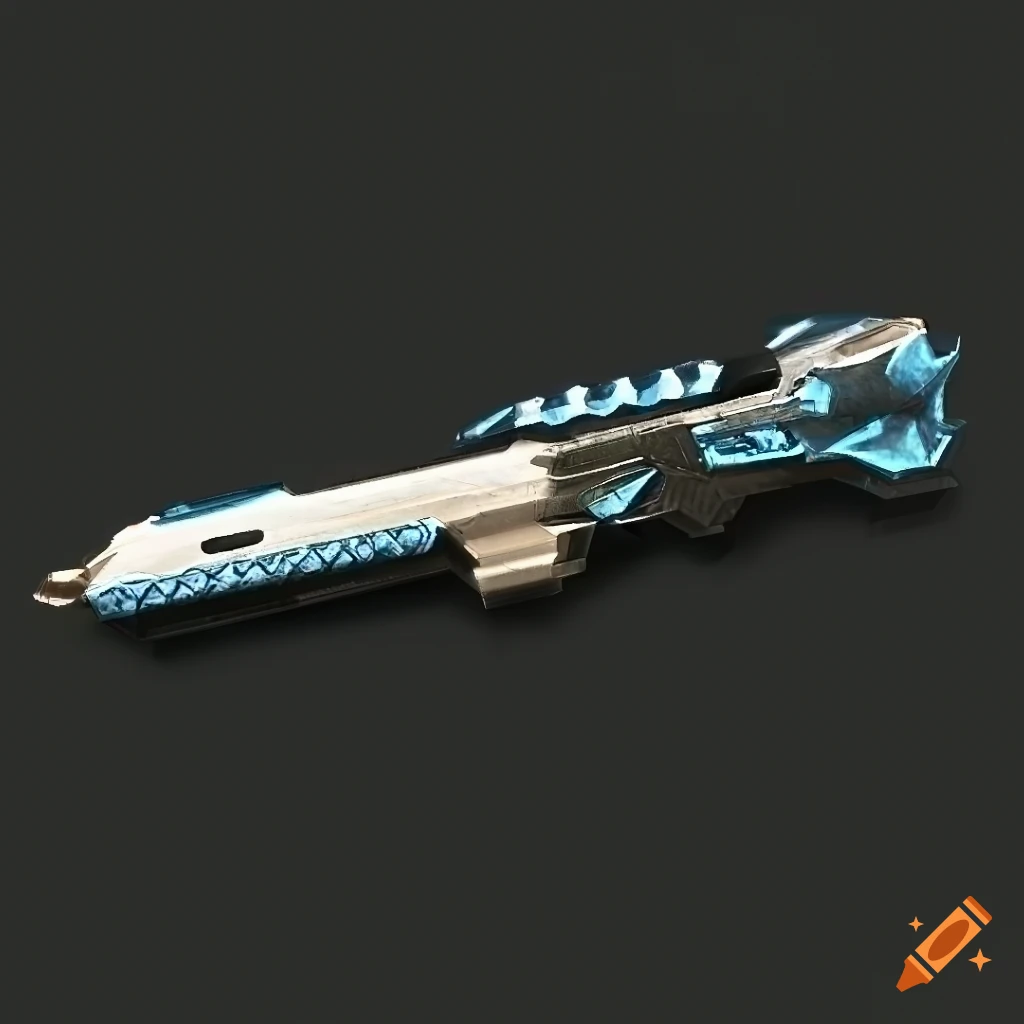 Hyper-realistic mountable plasma weapon made of anodized titanium and ...