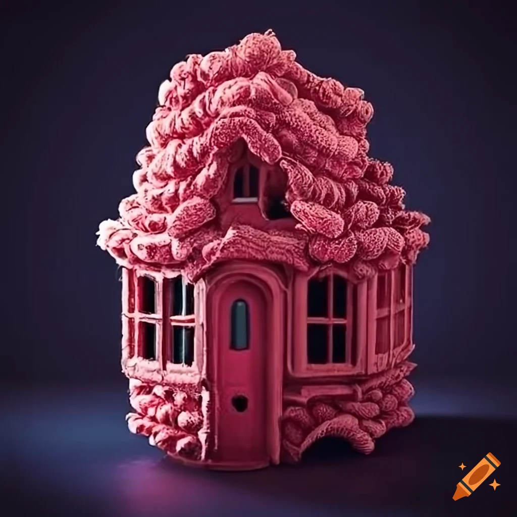 Raspberry house on Craiyon