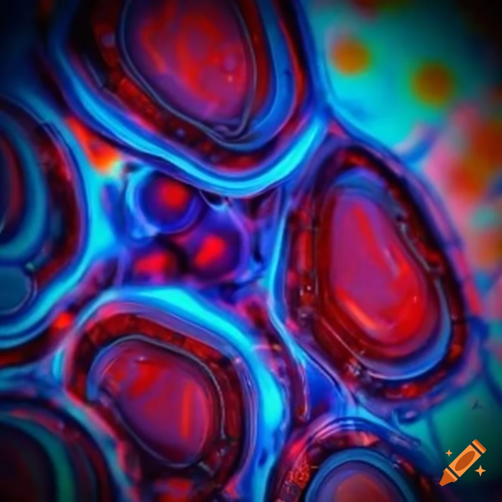 Nanobots illustration on Craiyon