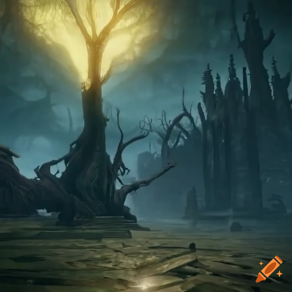 Erdtree from elden ring in high definition on Craiyon