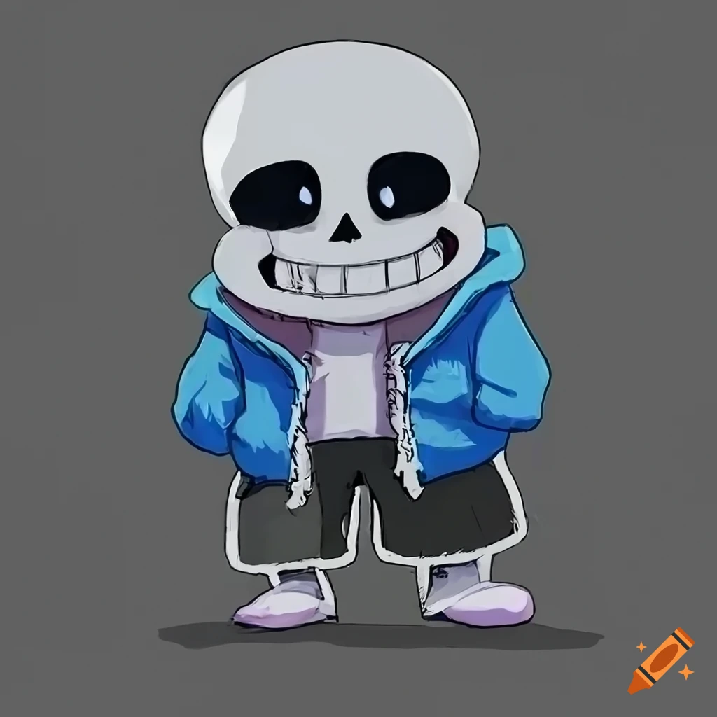 Sans the skeleton character from undertale on Craiyon