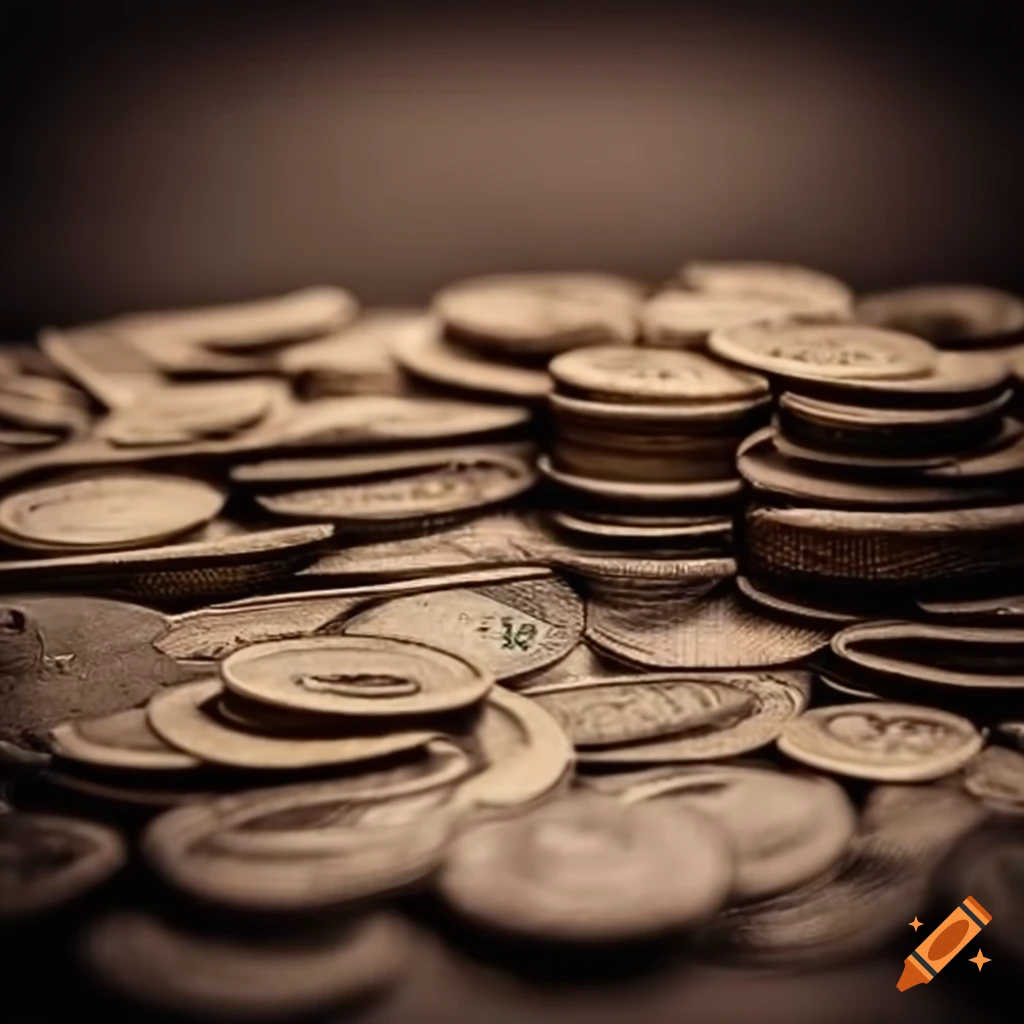 Money during the first industrial revolution on Craiyon