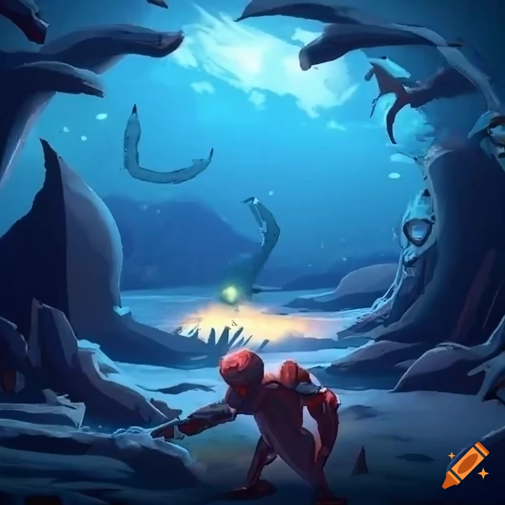 Explorer encounters strange pod-like creature in mysterious cavern on ...