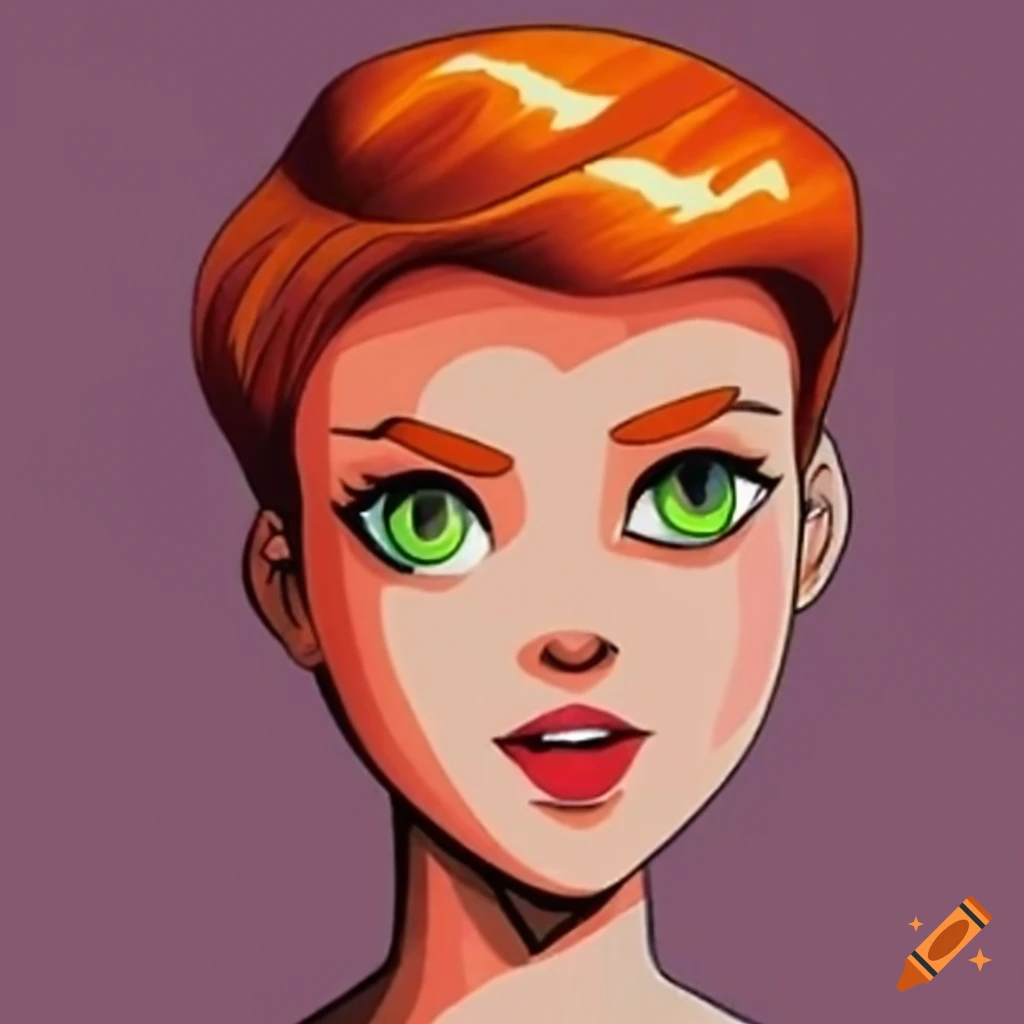 Gwen tennyson as a child-like totally spies character with orange pixie ...