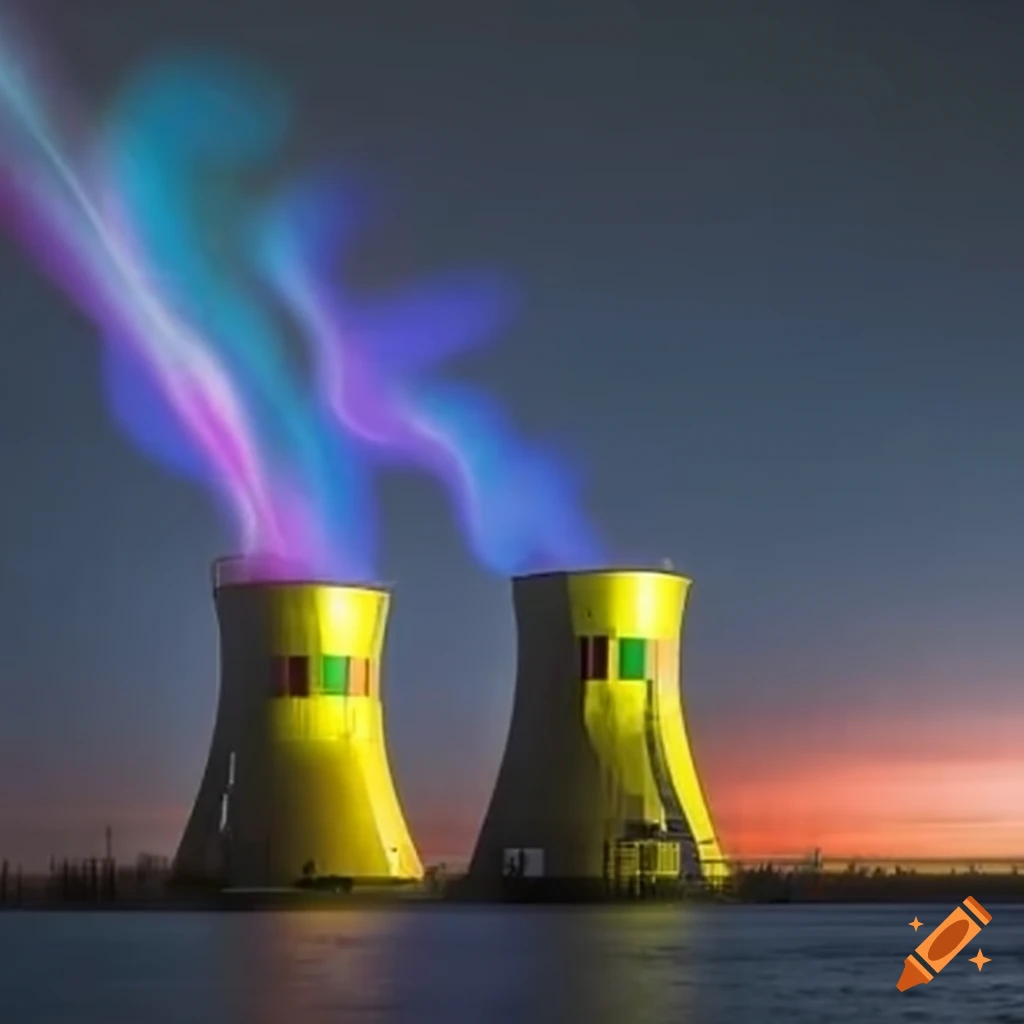 Superpowered nuclear reactor representing advanced technology on Craiyon