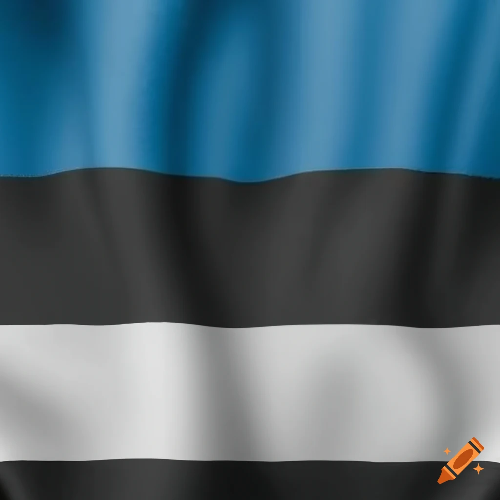 Estonian flag on Craiyon