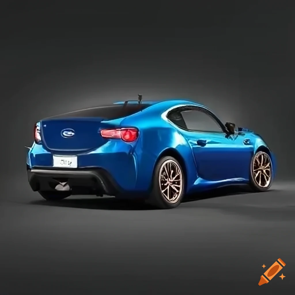 Subaru brz rear view on Craiyon