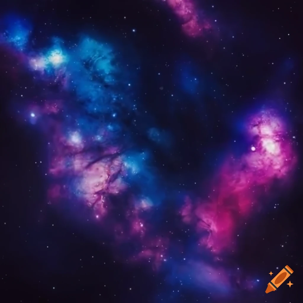 Galaxy background on Craiyon