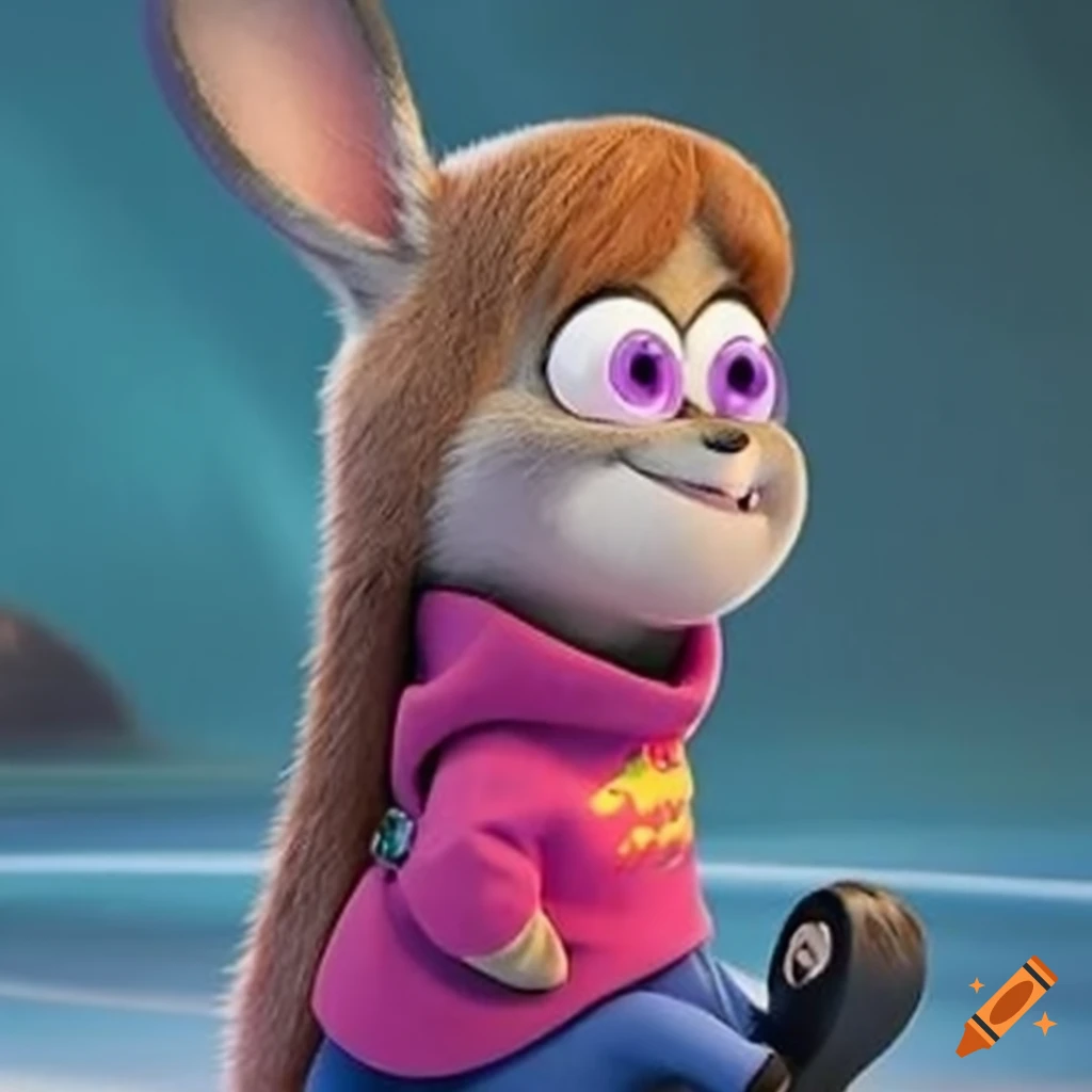 Mabel pines morphing into judy hopps on Craiyon