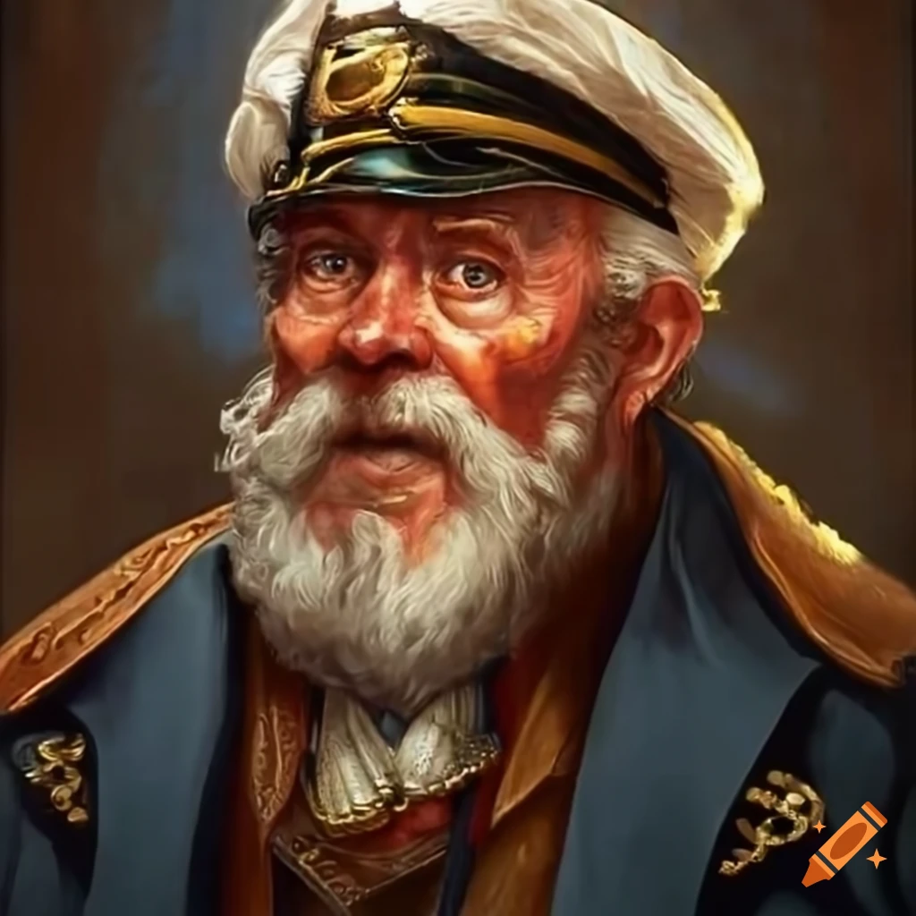 Old-time ship captain on Craiyon