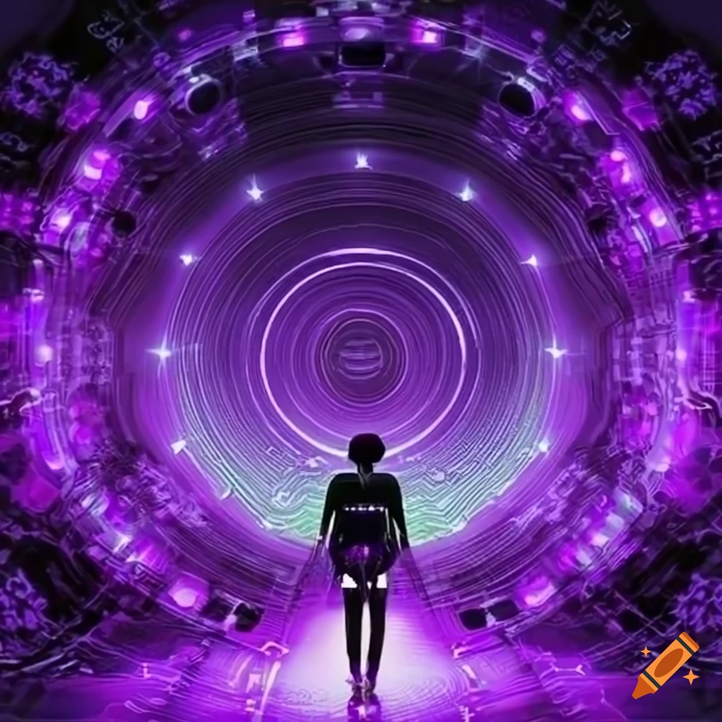 Purple-themed ai infographic design with sleek graphics on Craiyon