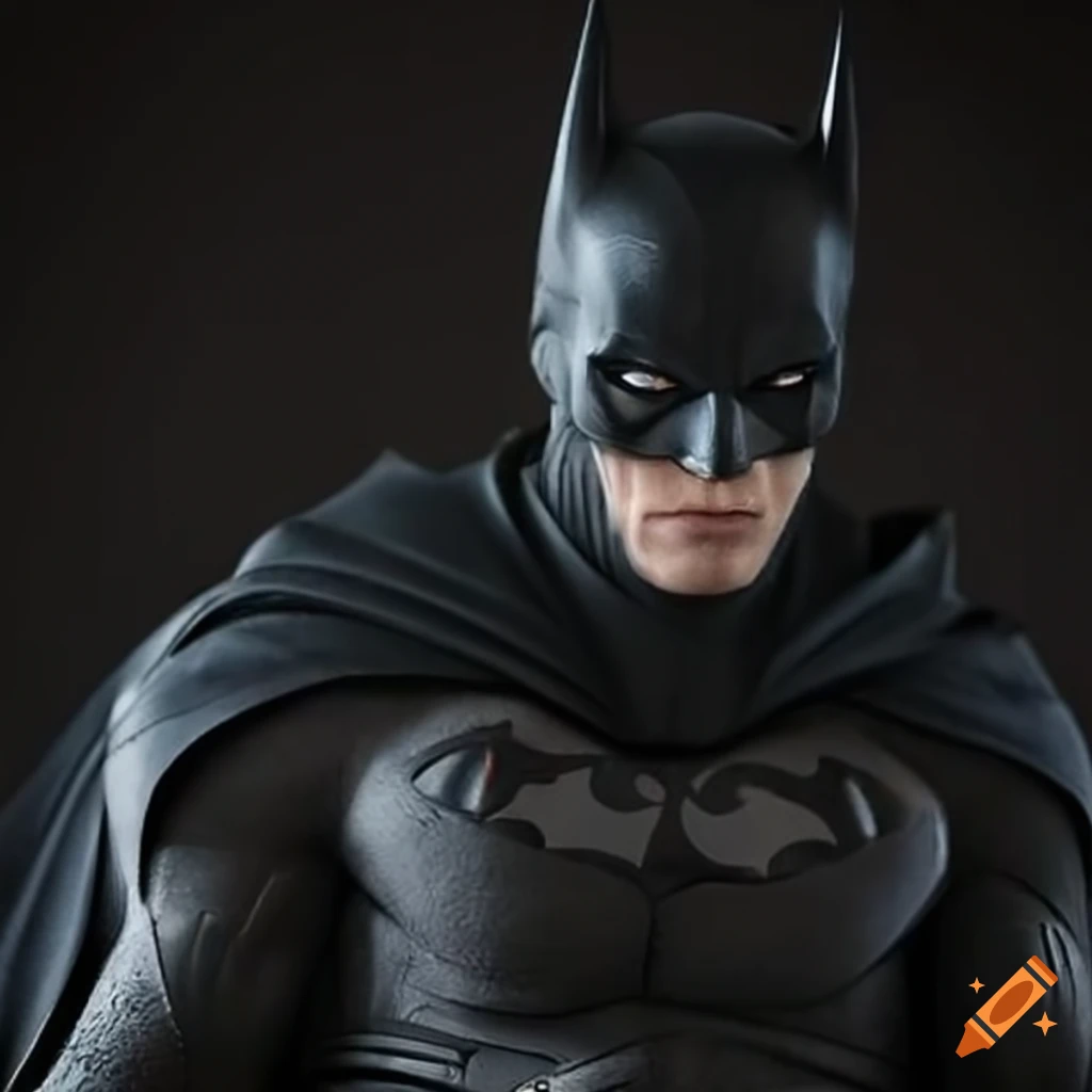 Closeup of realistic batman character on Craiyon