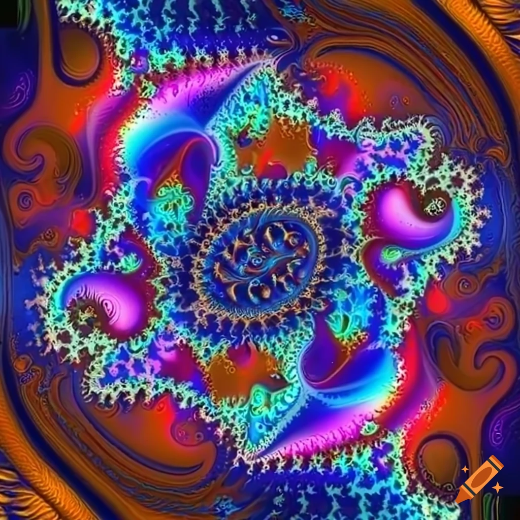 Detailed Mandelbrot fractal zoom image on Craiyon