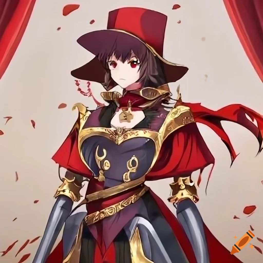 Anime style noble lord cardinal musketeer powerful king imperial on Craiyon