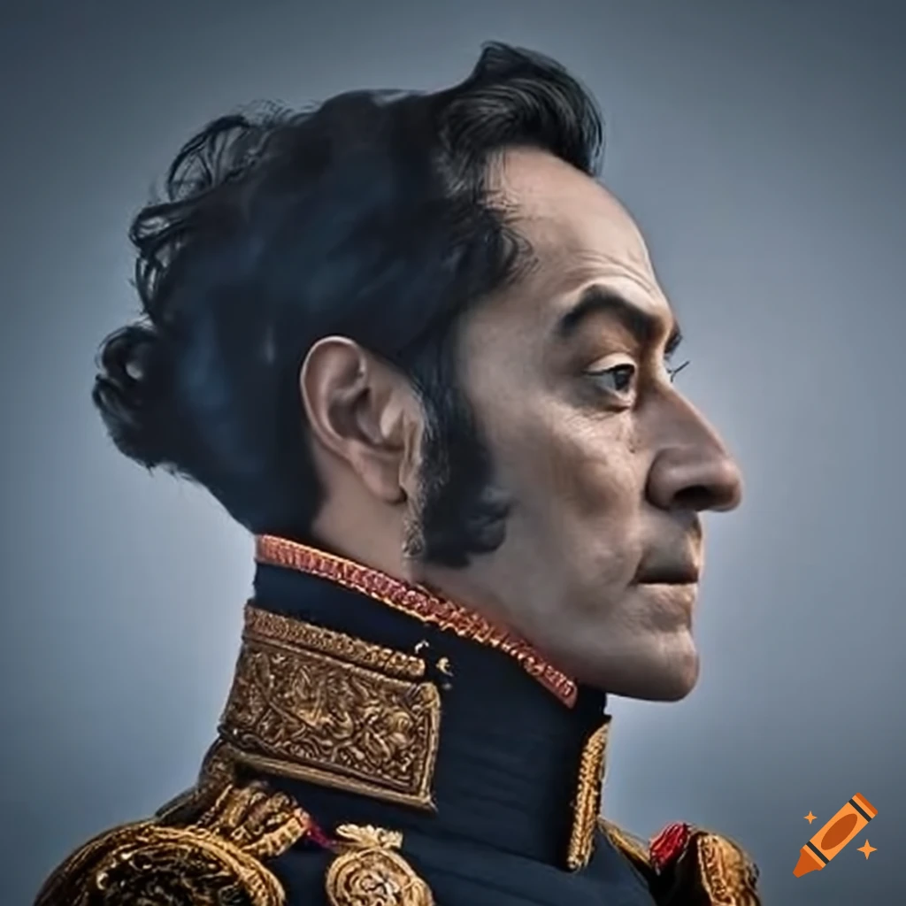 Simon bolivar portrait on Craiyon