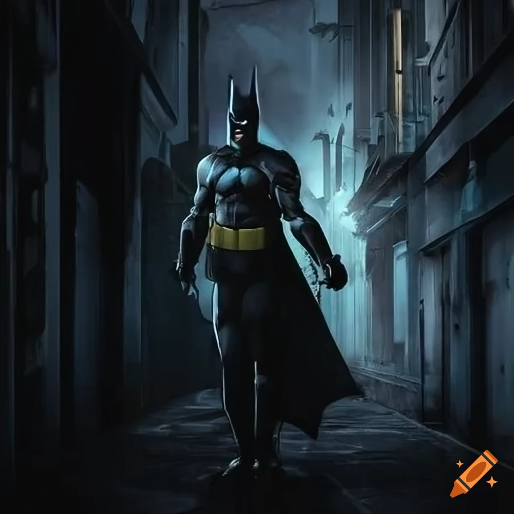 Batman alley on Craiyon