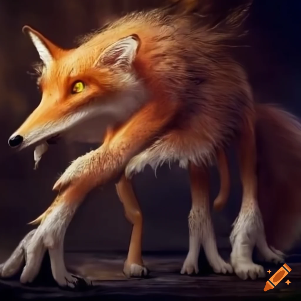 Mythical fox creature with unique features on Craiyon