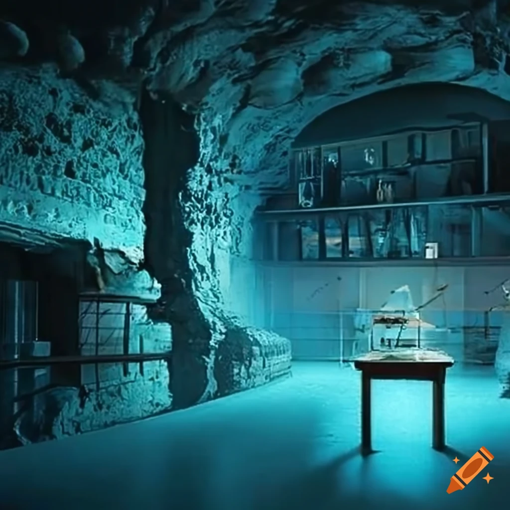 Underground science lab on Craiyon