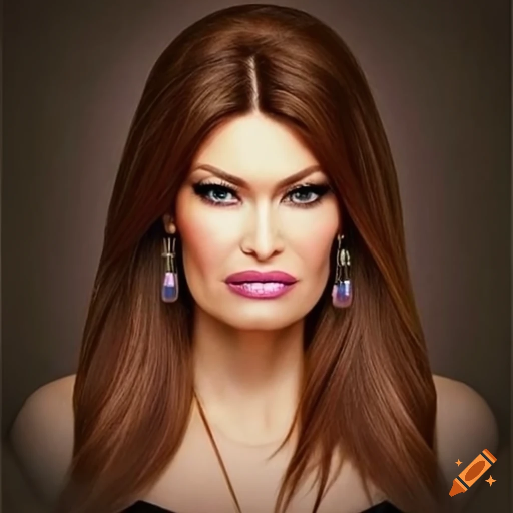 Art deco portrait featuring strong bone structure and elegant features ...