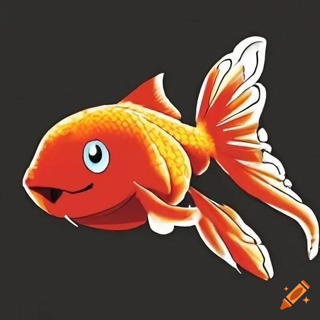 Goldfish inspired by Pokemon style on Craiyon