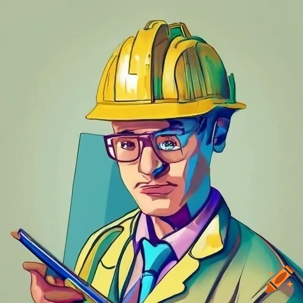 Easy engineer drawing on Craiyon