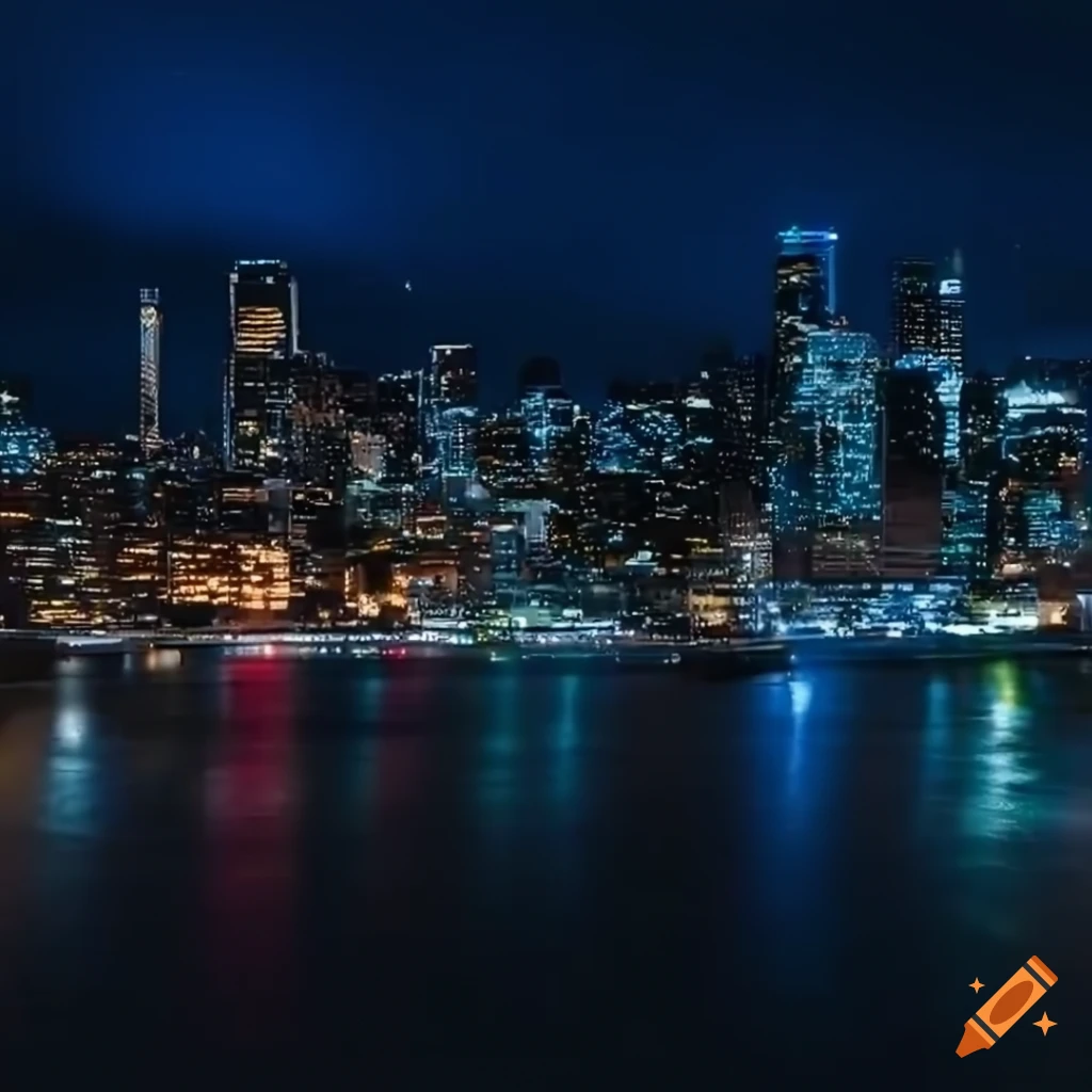 Futuristic cityscape of seattle in 2077 on Craiyon