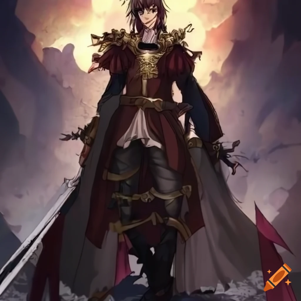 Noble lord musketeer in anime style on Craiyon