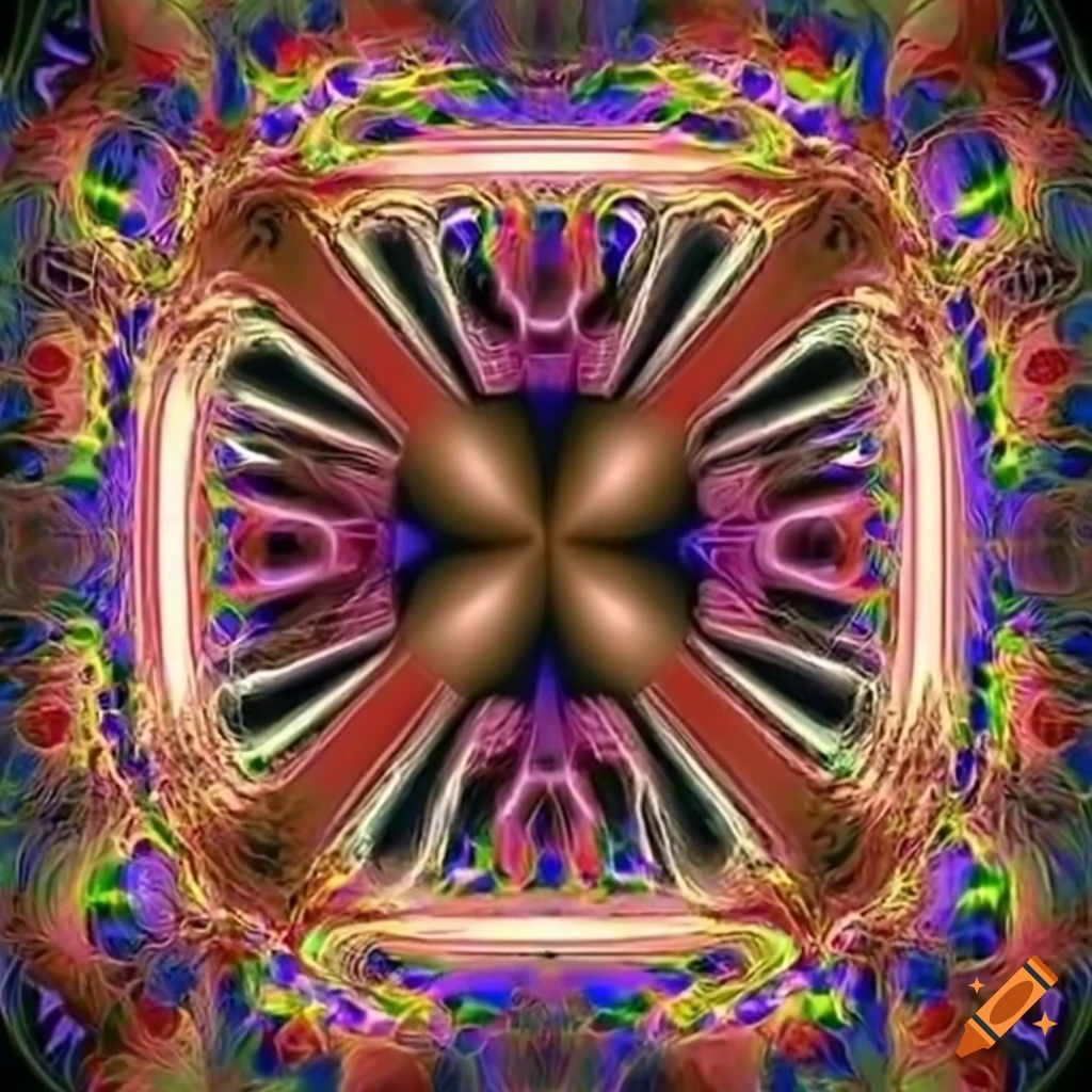 Mind-bending geometrical illusion on Craiyon