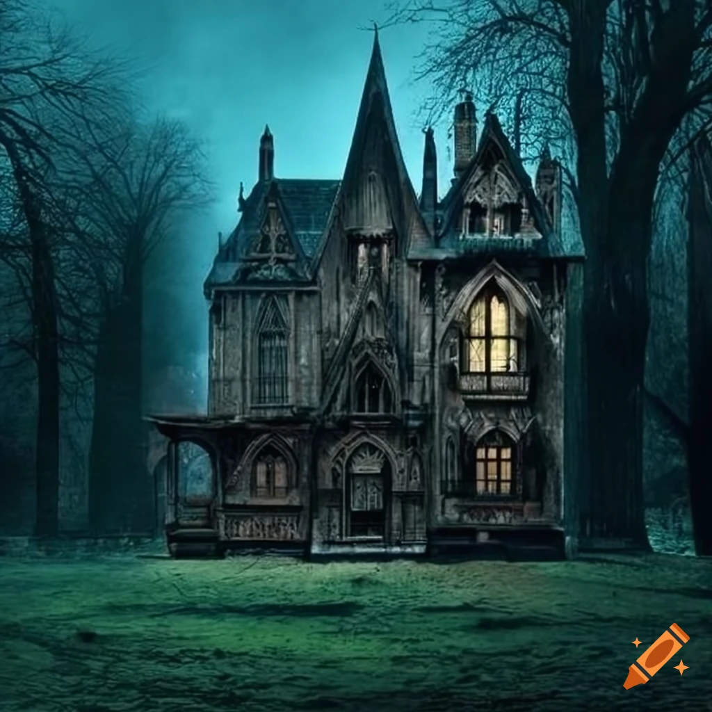 Gothic house on Craiyon