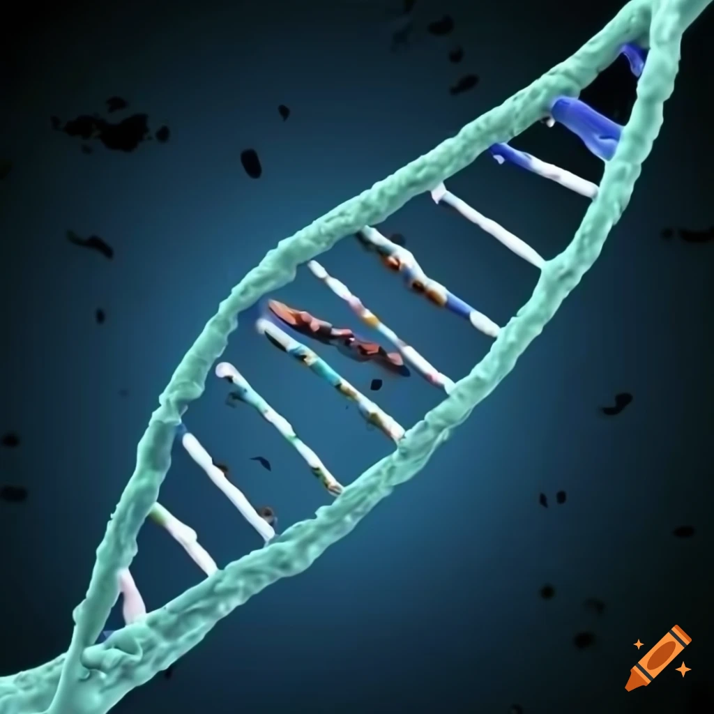 Dna strand on Craiyon