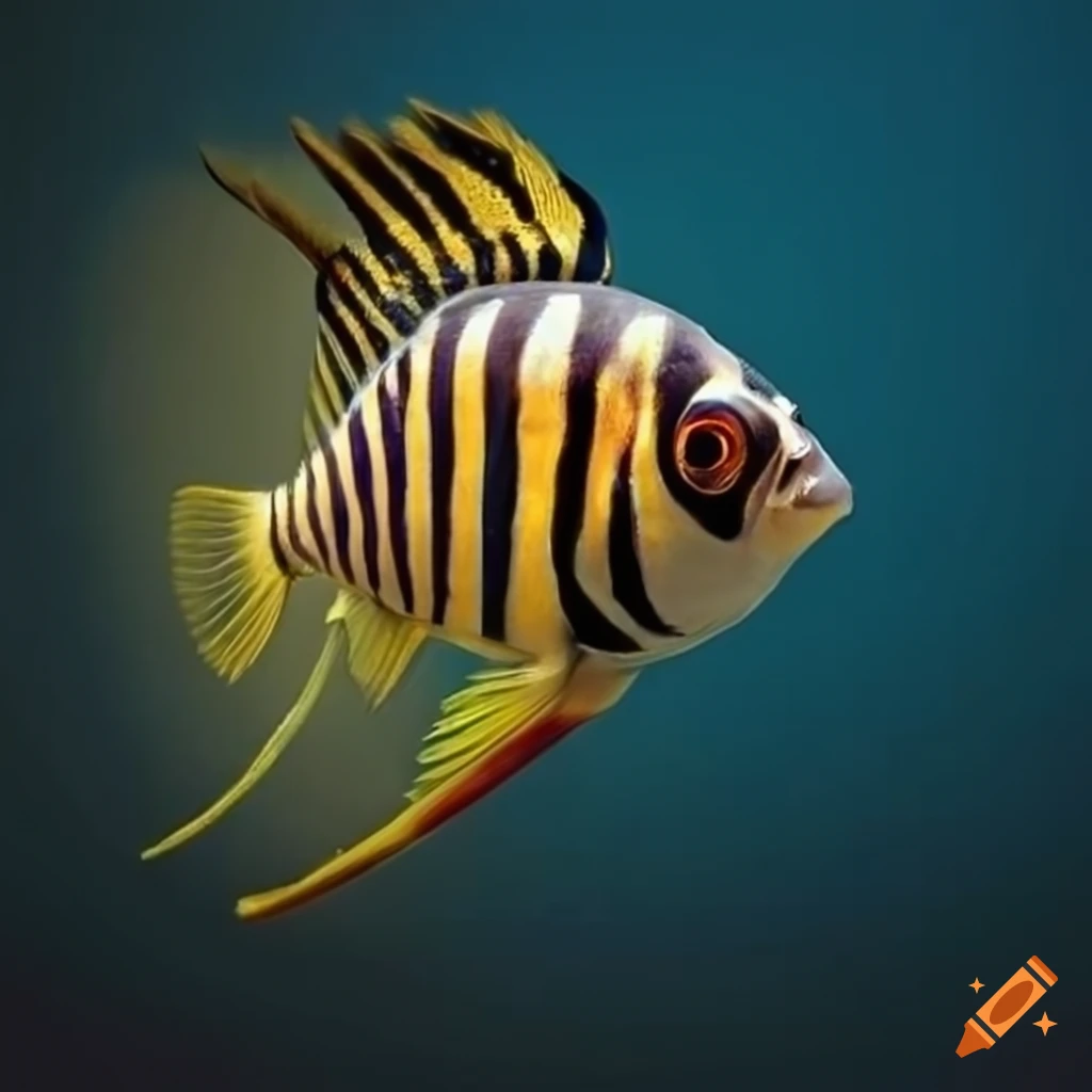 Zebra fish on Craiyon