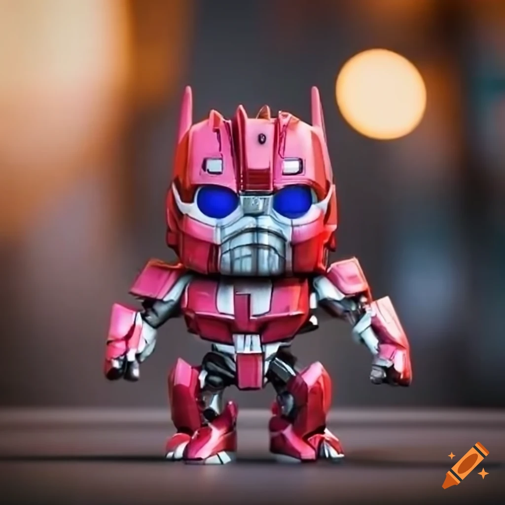 Transformer funko pop figure on Craiyon