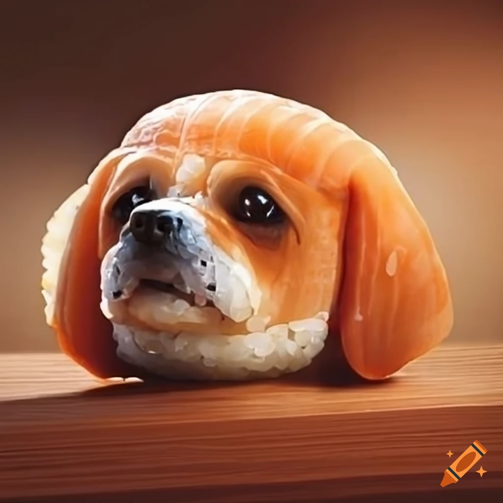 Sushi dog on Craiyon