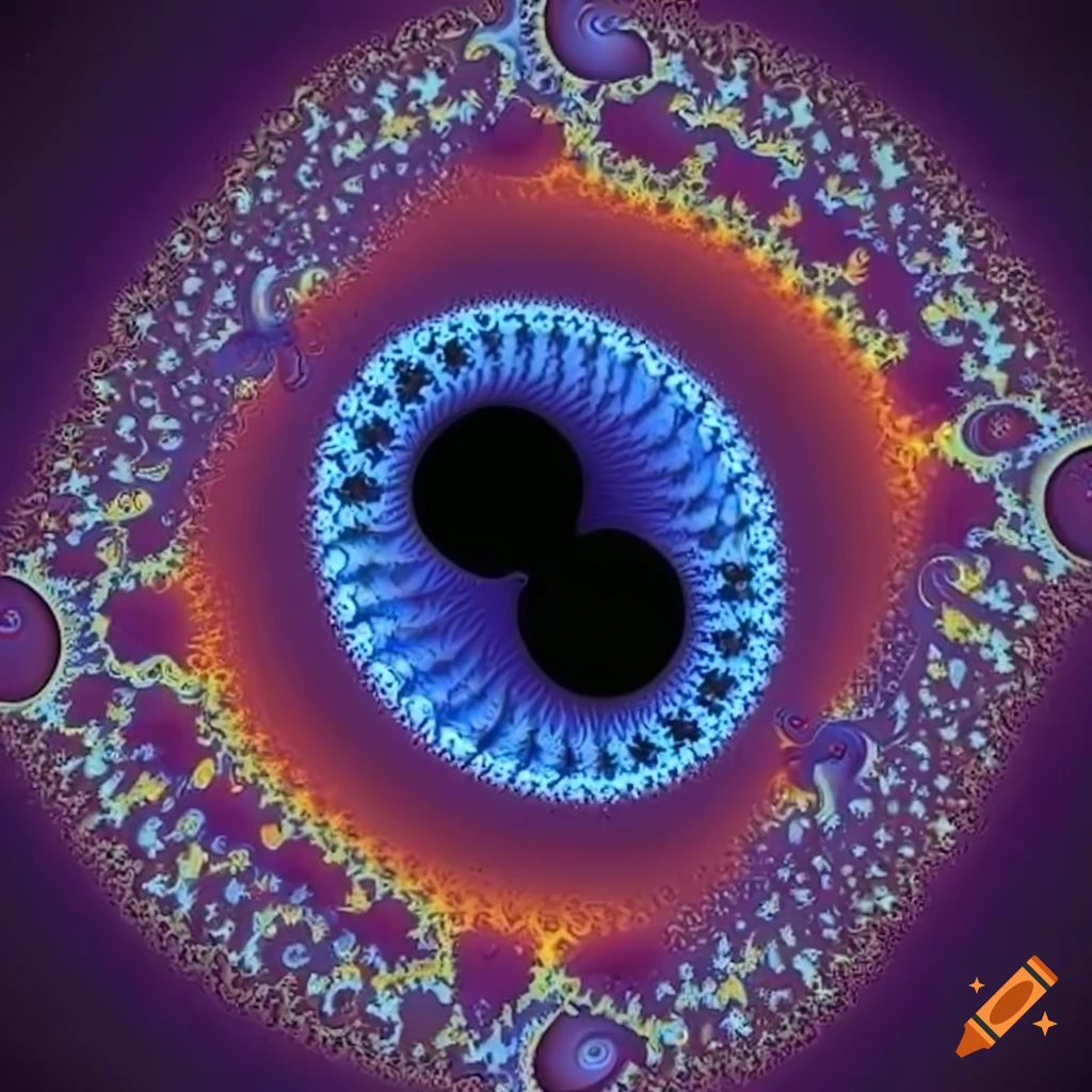 Detailed mandelbrot fractal zoom image on Craiyon