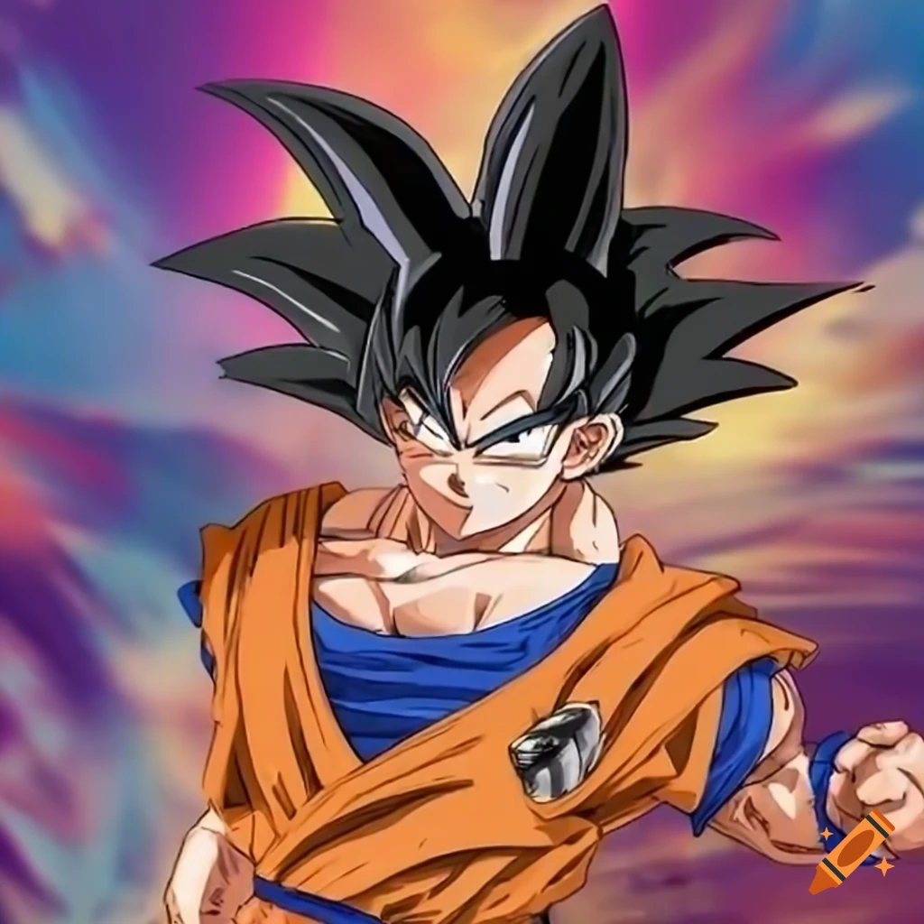 Goku with his power pole on Craiyon
