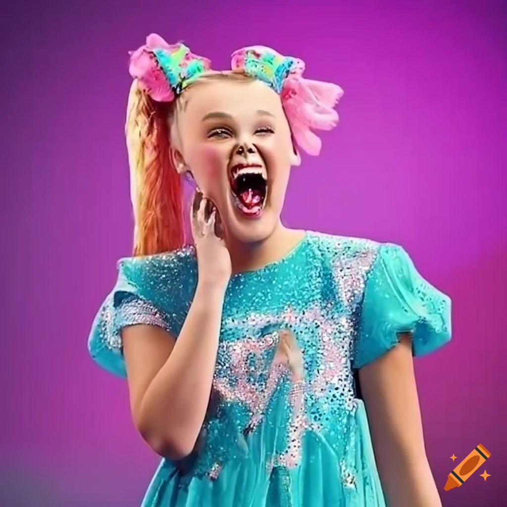 Jojo siwa and abby lee coaching children in london on Craiyon