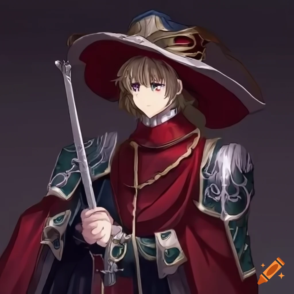 Noble lord musketeer in anime style on Craiyon