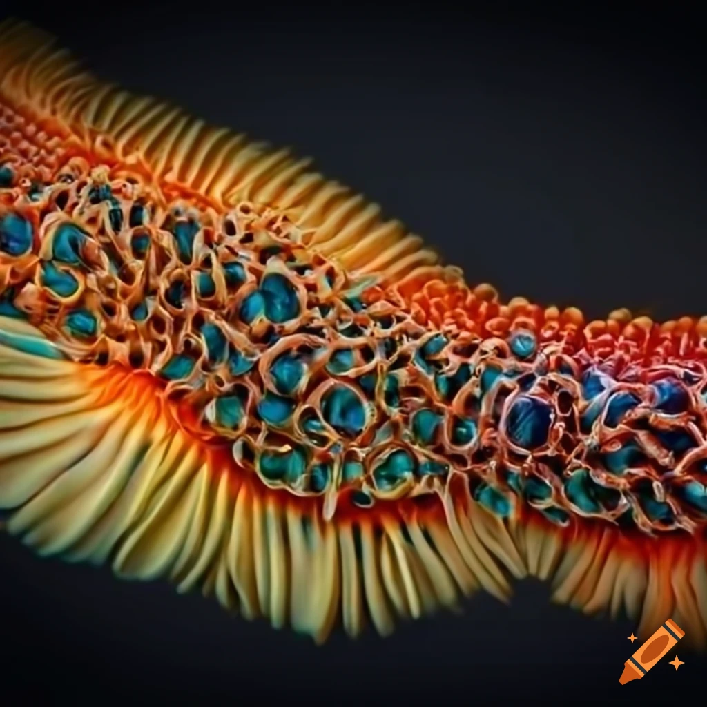 Abstract representation of symbiotic relationship on Craiyon