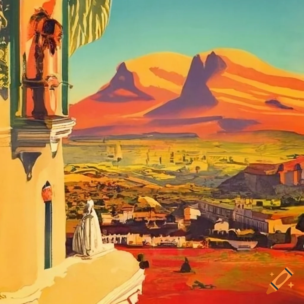 1920s travel poster to sicily on Craiyon