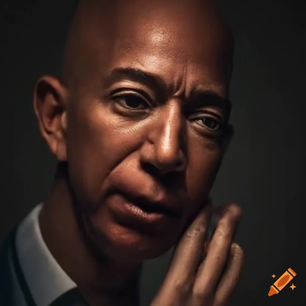 Black jeff bezos on Craiyon